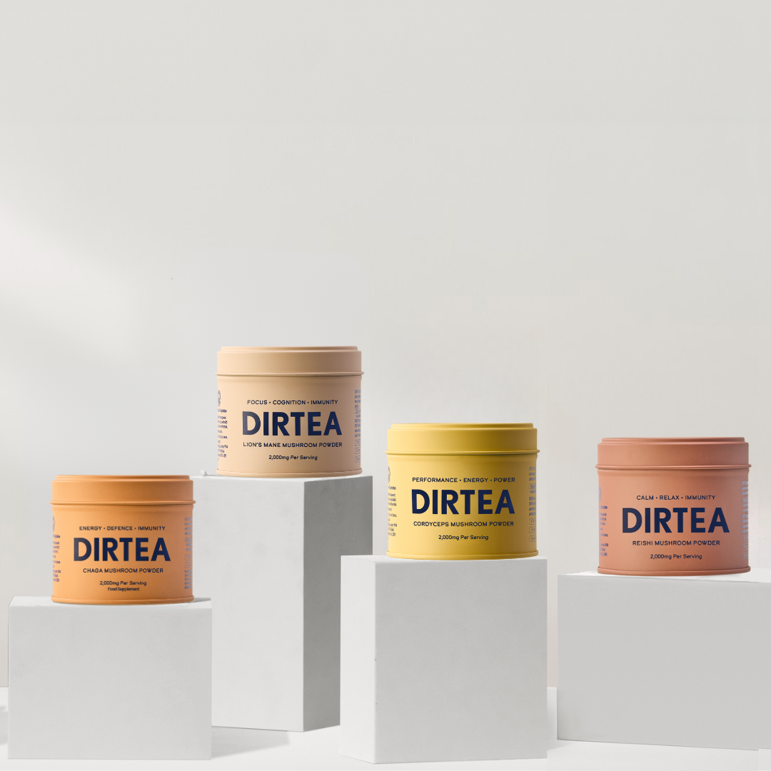 DIRTEA Functional Mushrooms | Shop Mushroom Coffee & Powders