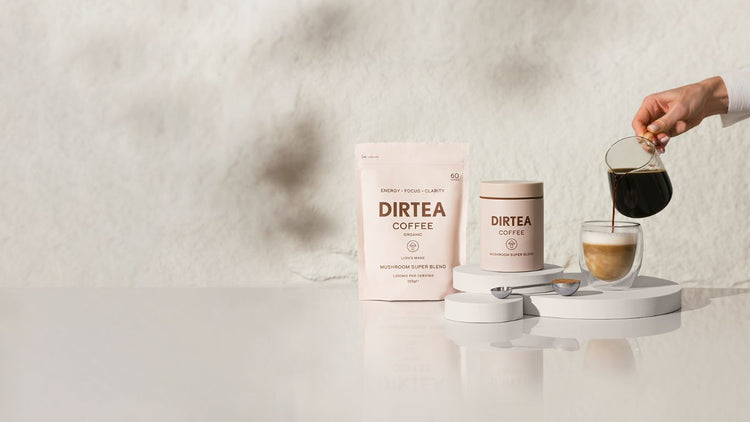 DIRTEA Mushrooms for Focus, Energy, Calm | DIRTEA Functional Mushrooms