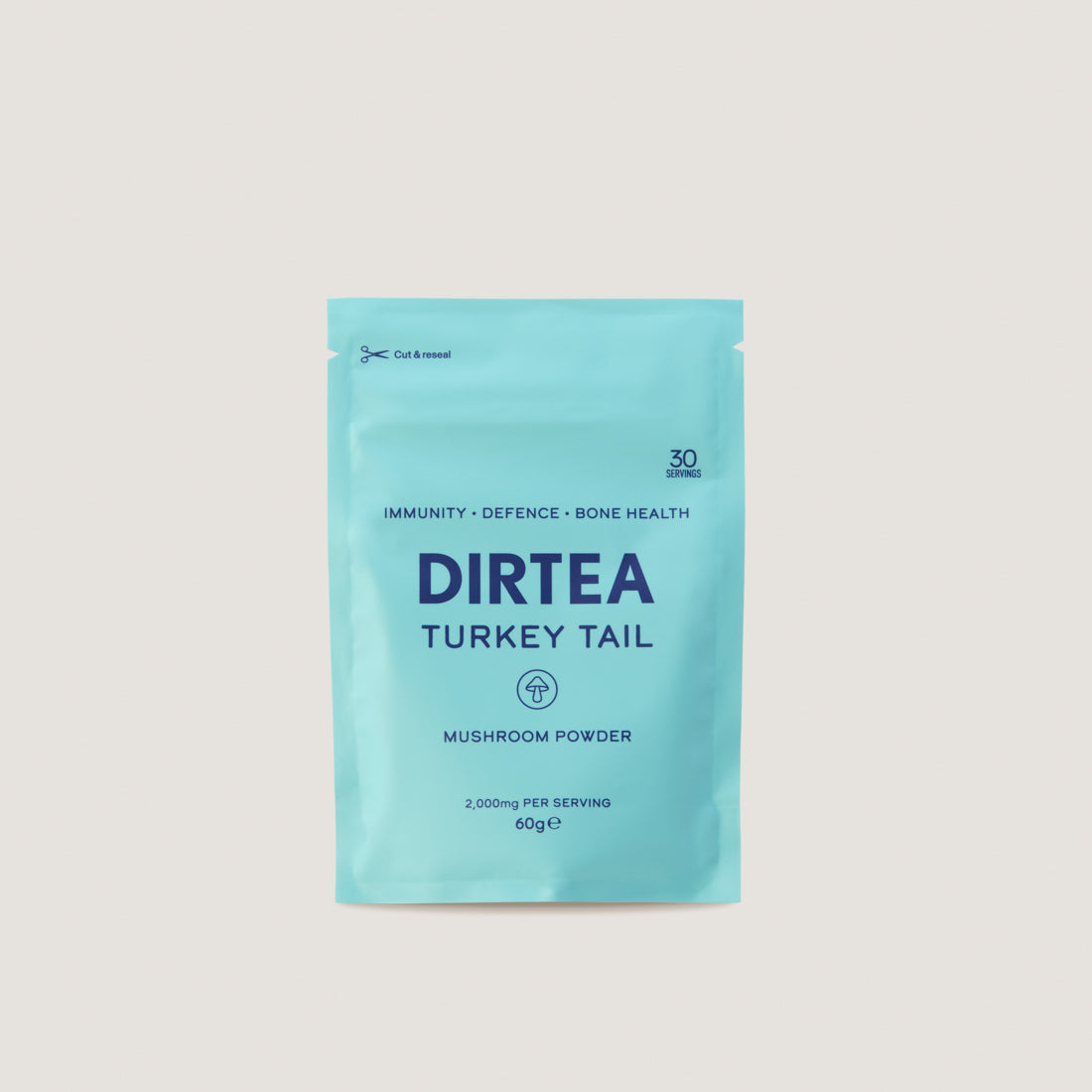 DIRTEA Functional Mushrooms | Shop Turkey Tail Mushroom Powder (60g)