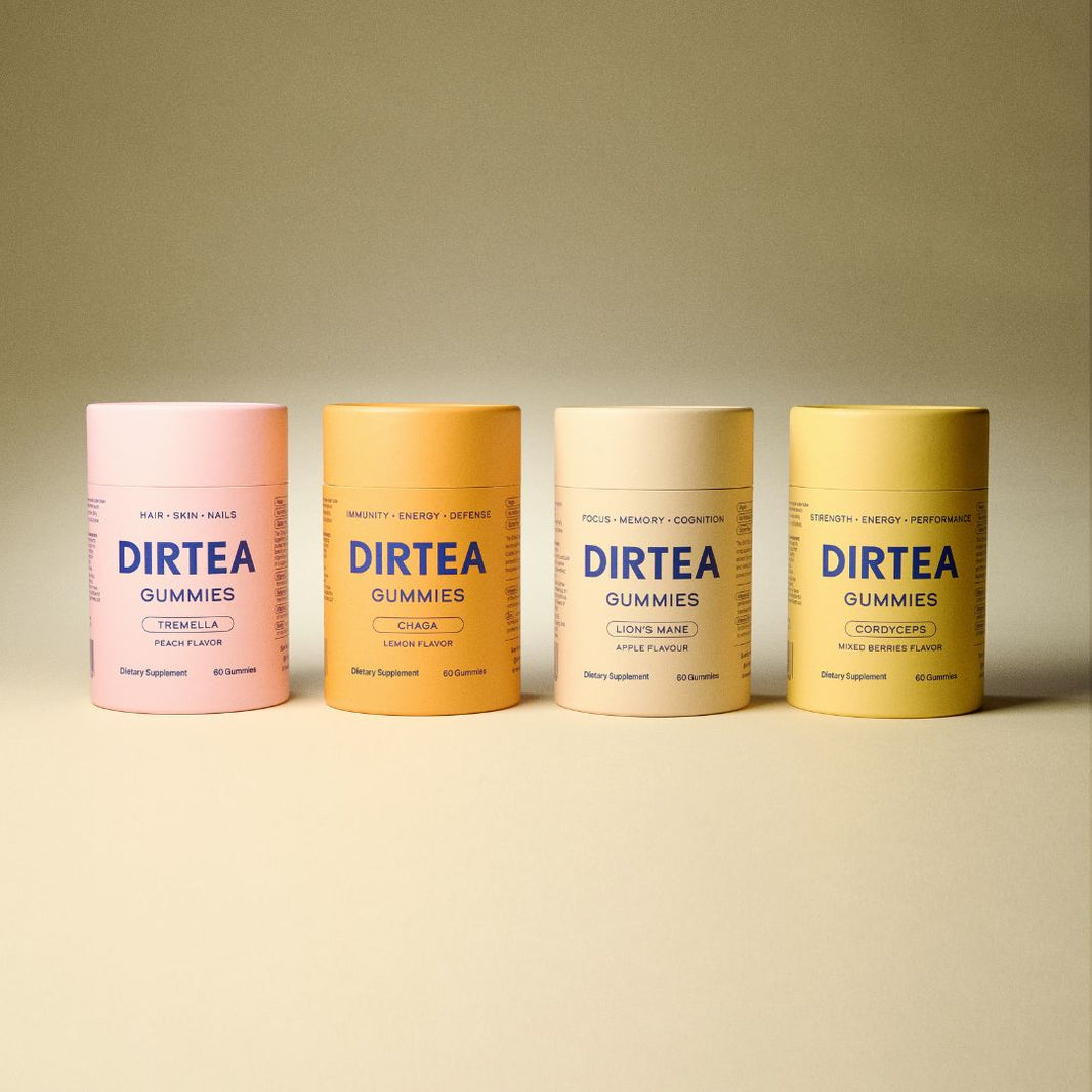 DIRTEA Mushrooms for Focus, Energy, Calm | DIRTEA Functional Mushrooms